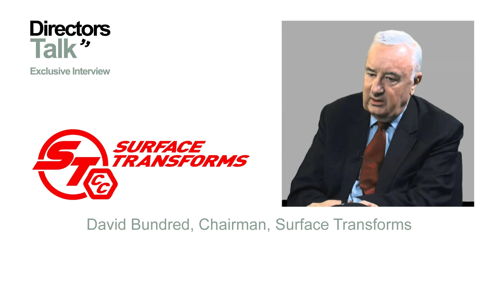 David Bundred talks about recent developments and the future - Surface ...