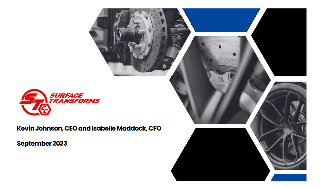 HY 2023 Presentation - Surface Transforms